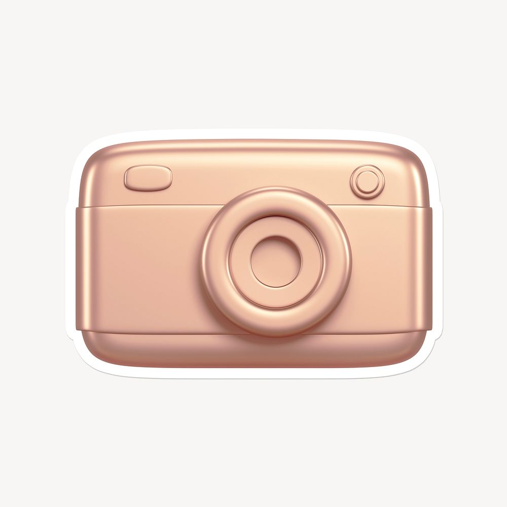 Camera roll icon sticker, rose | Free Photo - rawpixel