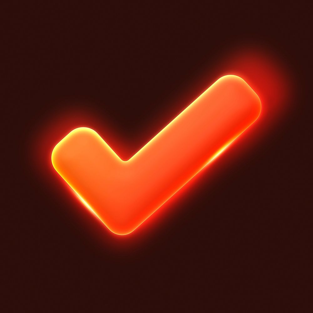 Tick mark icon, 3D rendering | Premium Photo Illustration - rawpixel