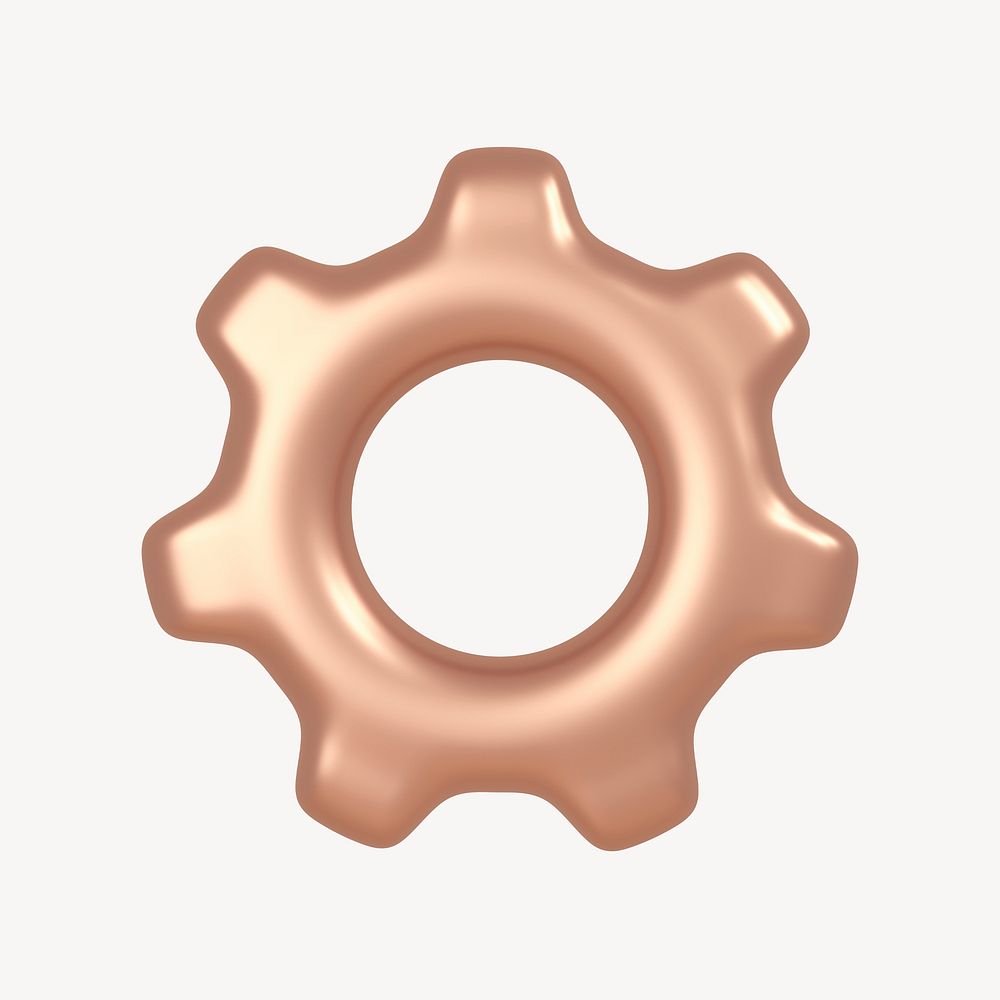 Cog, setting 3D icon sticker | Premium Icons Illustration - rawpixel