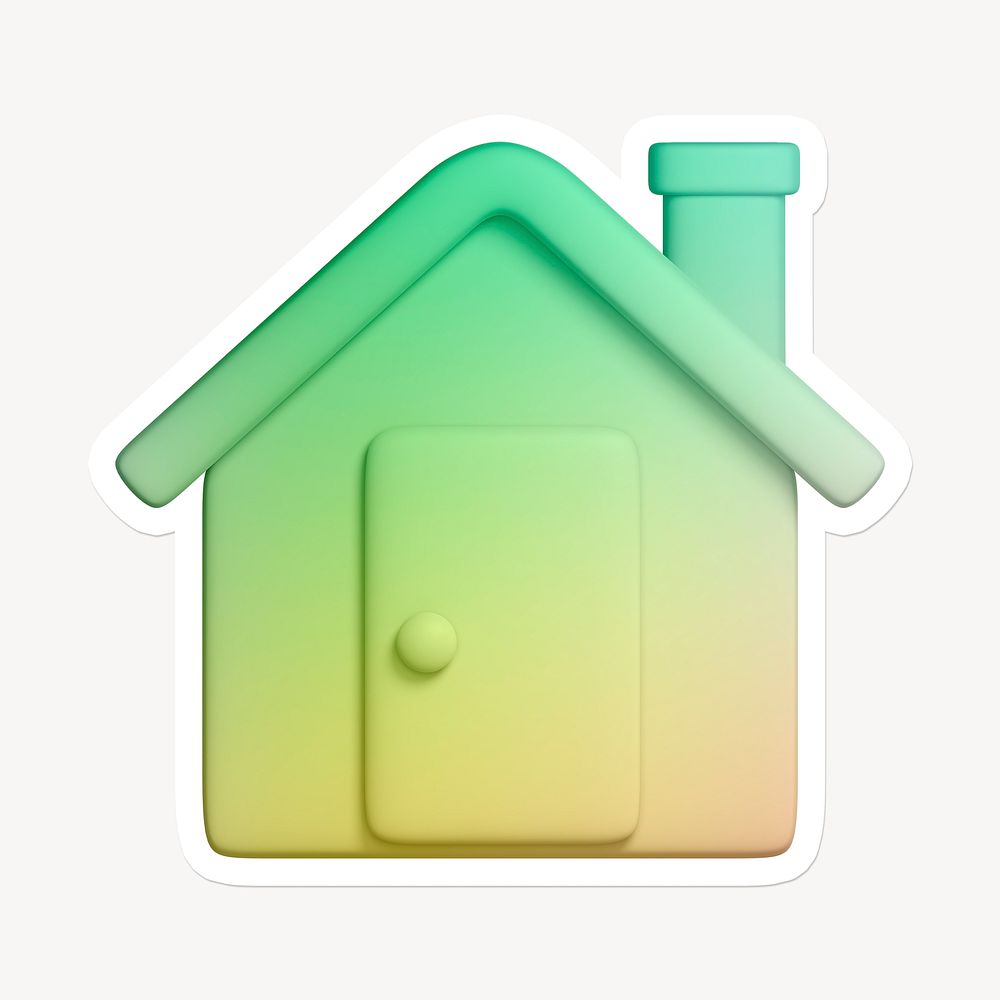 House, home screen icon sticker | Free Photo - rawpixel