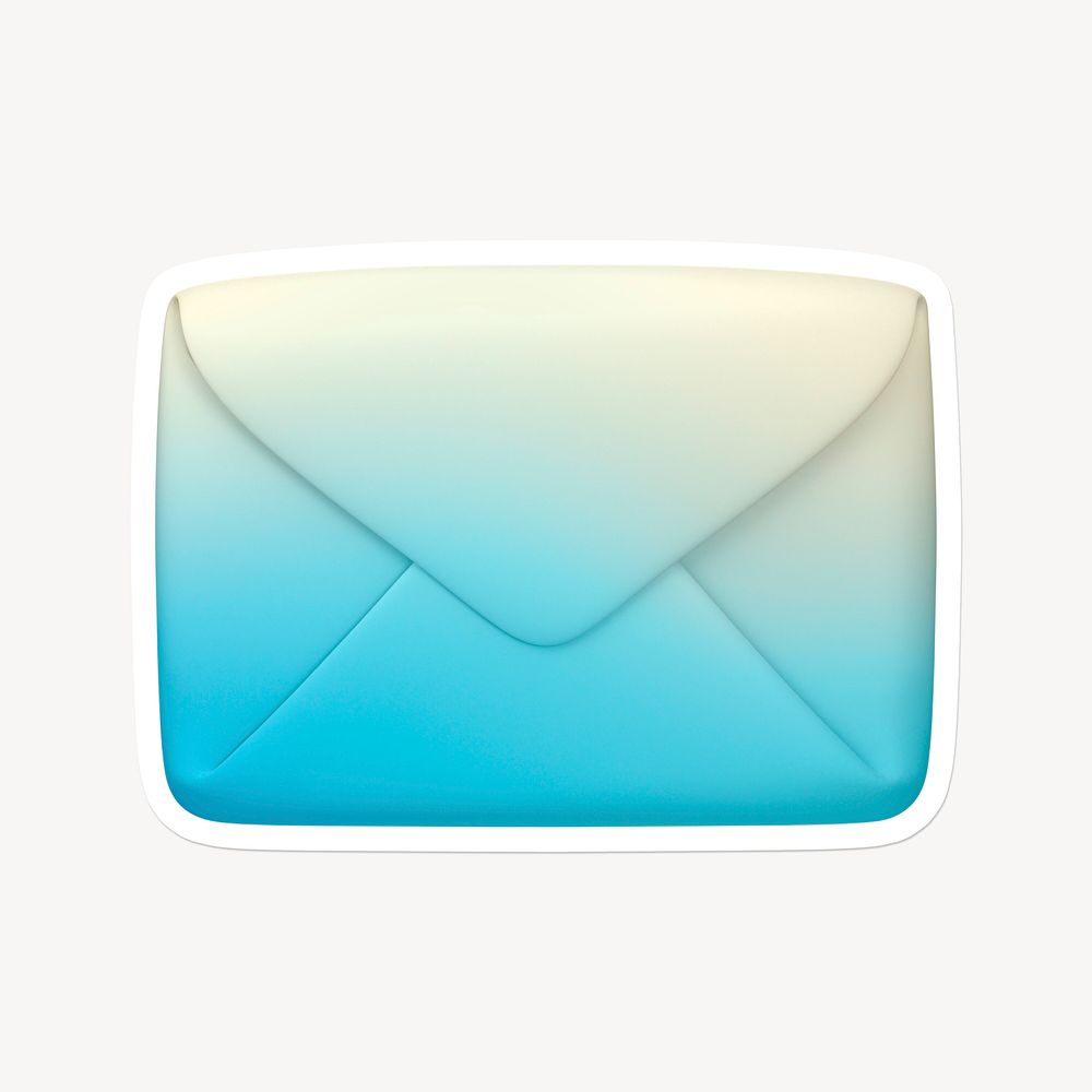 Envelope, email, message icon sticker | Free Photo - rawpixel