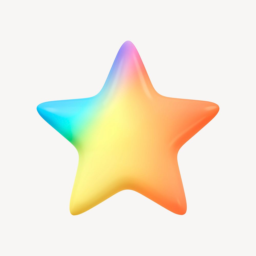 Star, favorite 3D icon sticker | Premium Icons - rawpixel