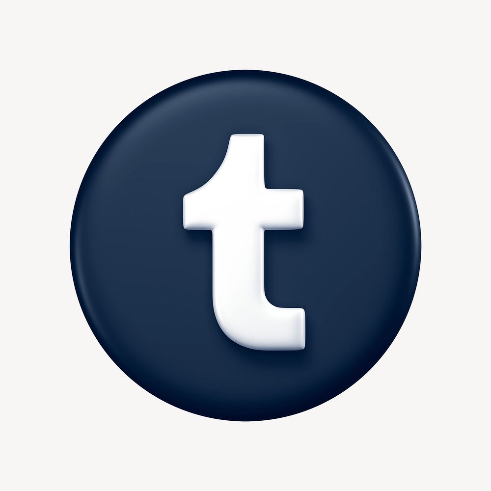 Tumblr icon for social media | Free Icons Illustration - rawpixel