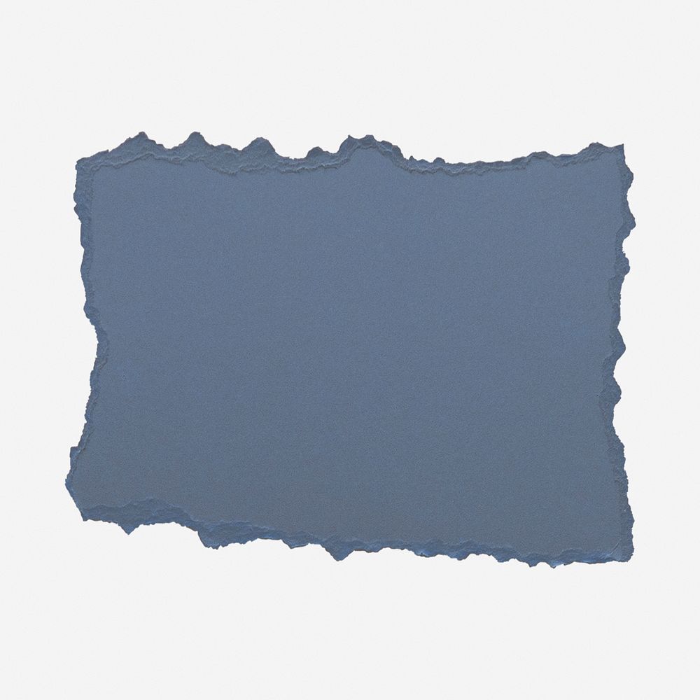 Ripped blue paper, journal collage | Free Photo - rawpixel