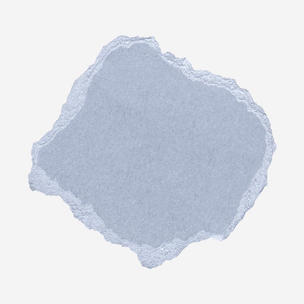 Ripped blue paper, journal collage | Free Photo - rawpixel