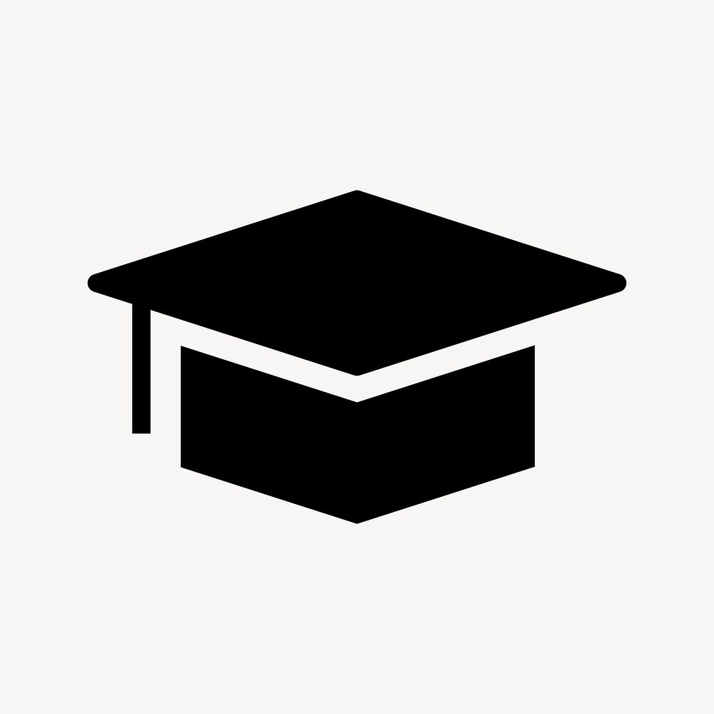 Graduation cap, education icon, flat | Free Photo - rawpixel