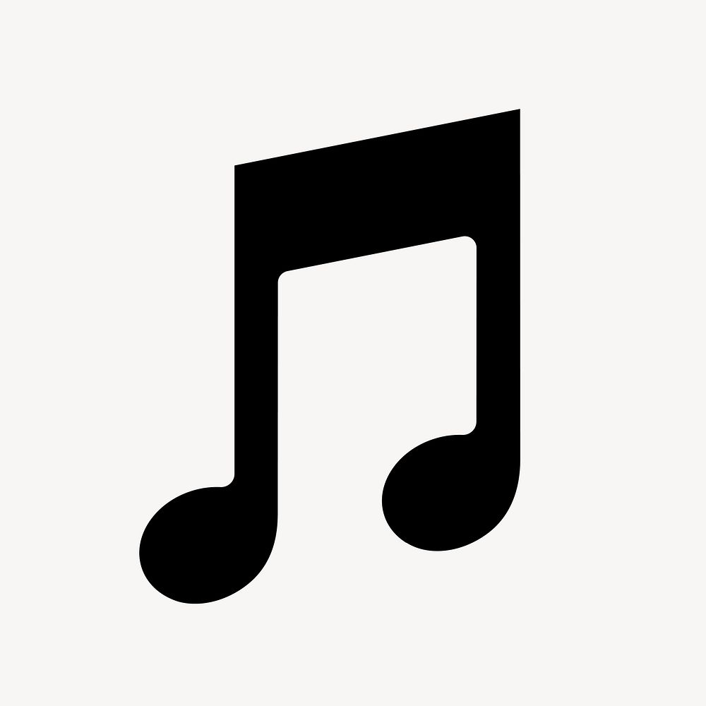 Music note app icon, flat | Free Icons - rawpixel