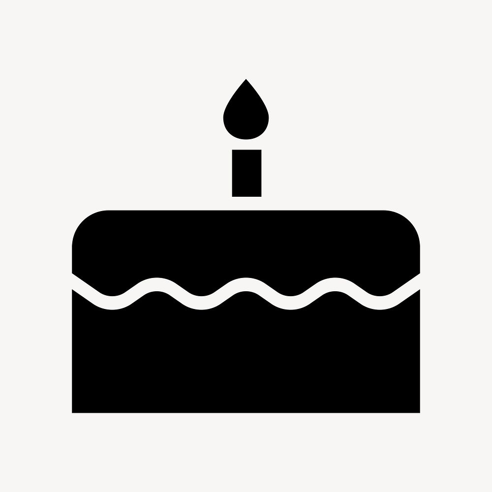 Birthday cake icon, simple flat | Premium PSD - rawpixel
