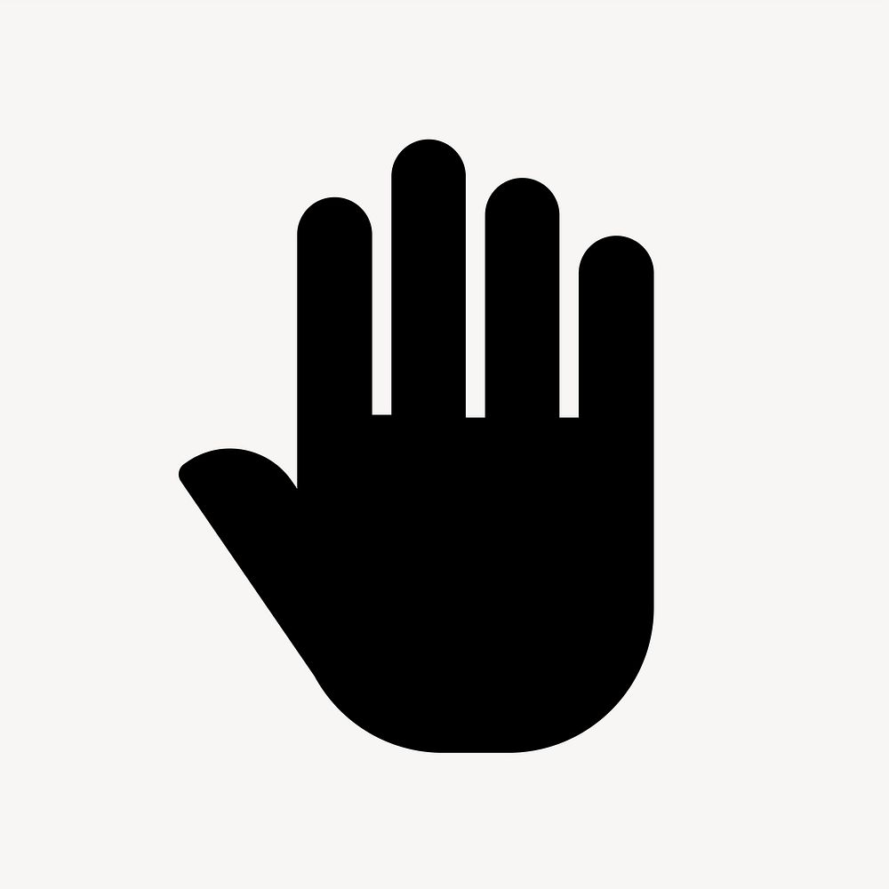 Hand icon, simple flat design | Free Photo - rawpixel