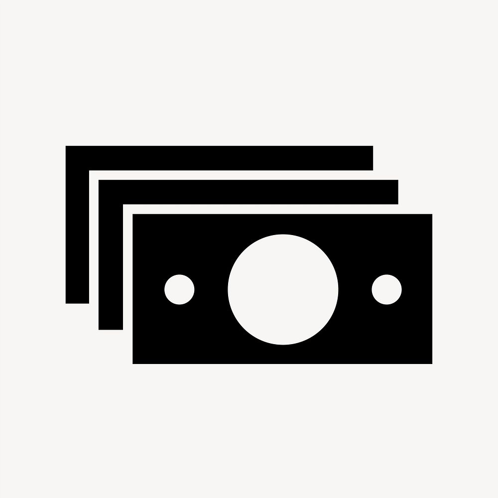 Dollar bills icon, simple flat | Free Photo - rawpixel