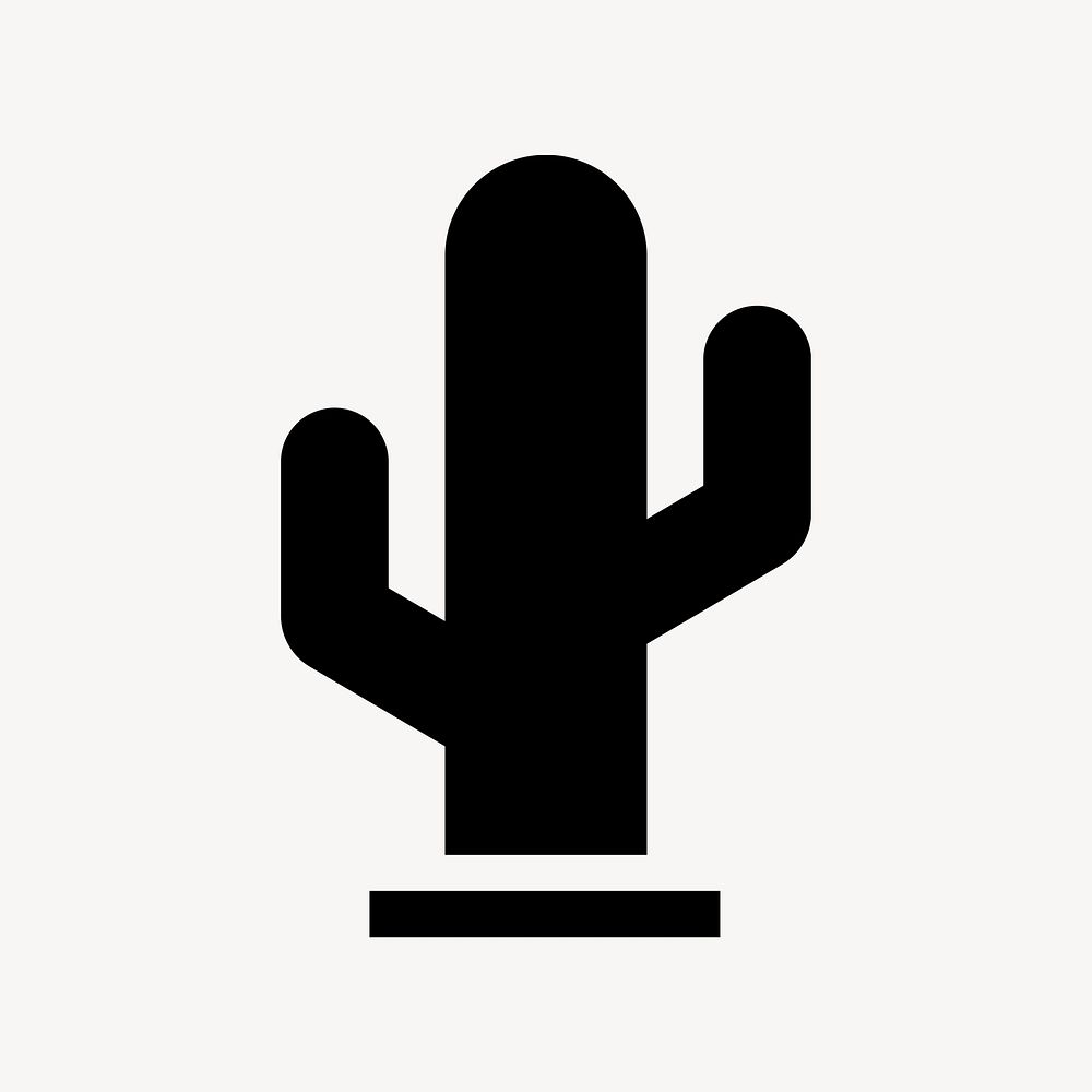 Cactus icon, simple flat design | Free PSD - rawpixel