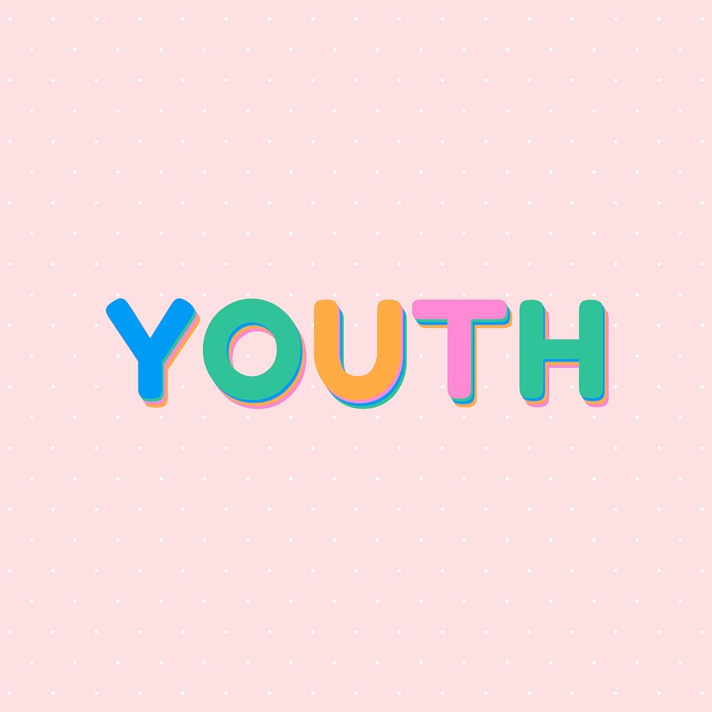 Youth boldface typography font | Free Photo - rawpixel