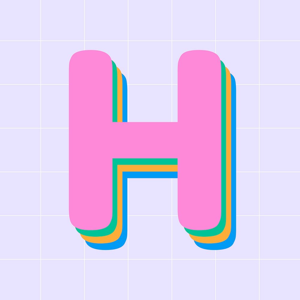 Letter rounded font vector | Premium Vector - rawpixel