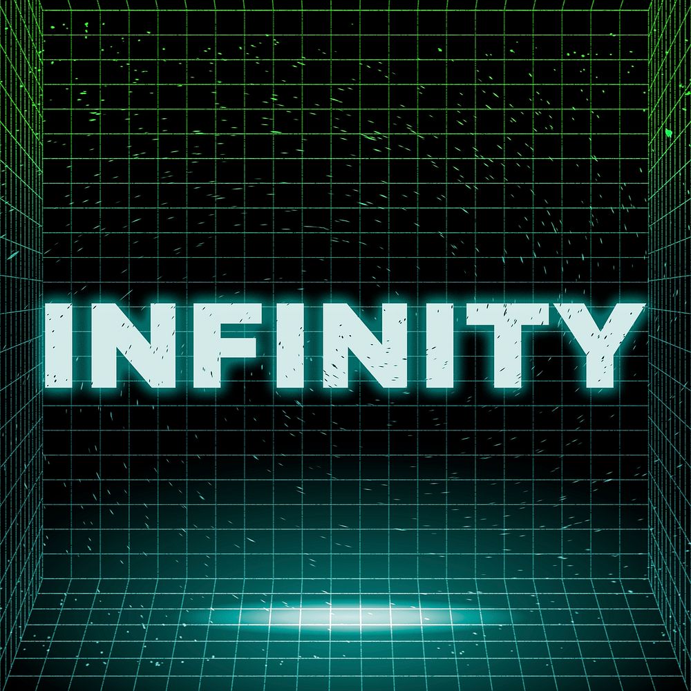 Text infinity futuristic tech word | Free Photo - rawpixel