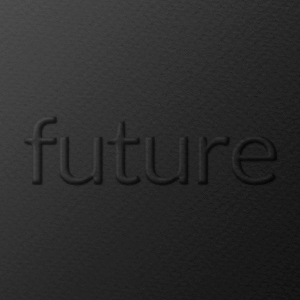 Future word emboss typography paper | Free Photo - rawpixel