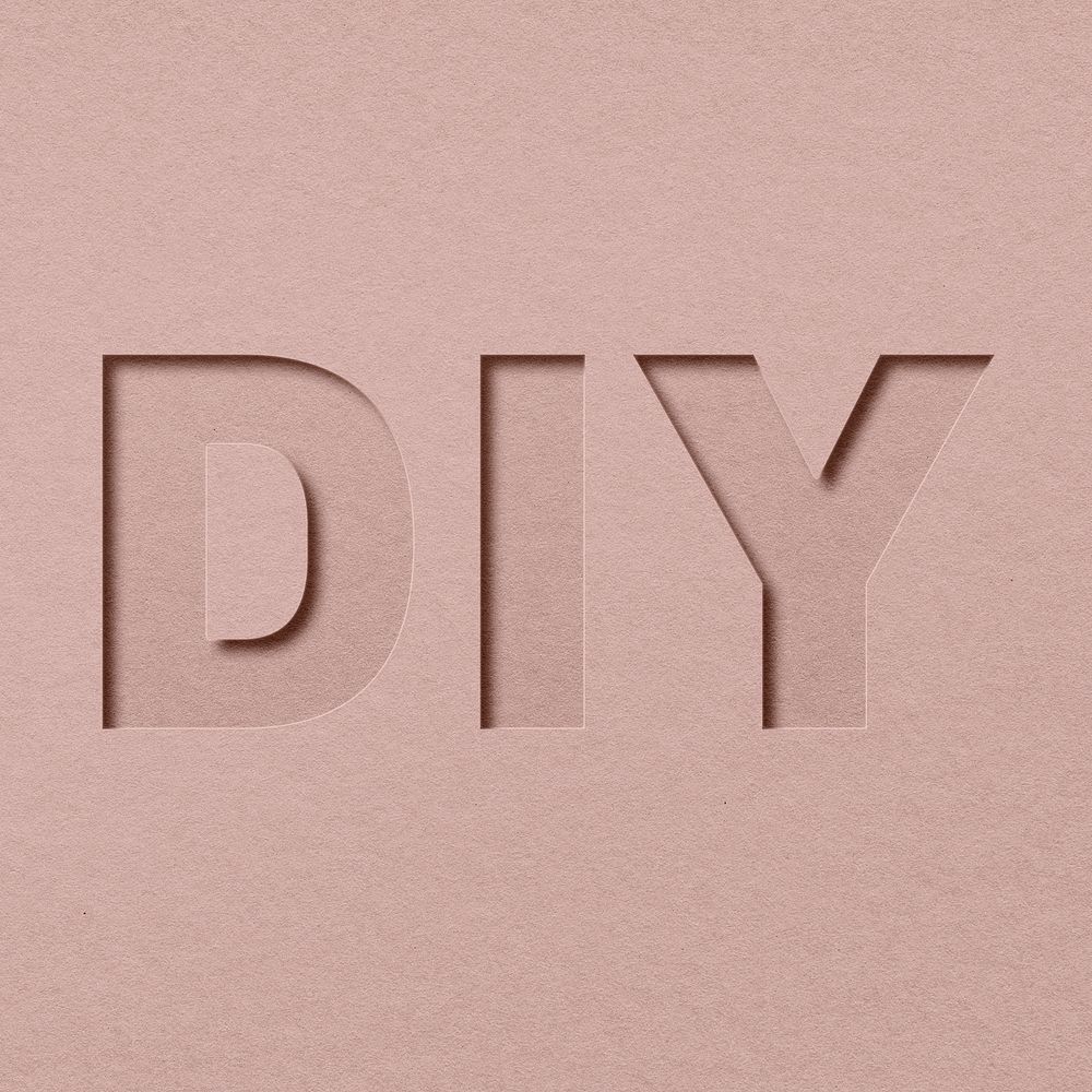 DIY word paper cut font | Free Photo - rawpixel