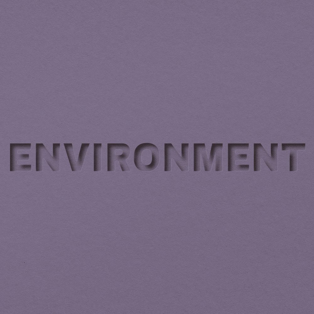 Environment text cut-out font typography | Free Photo - rawpixel