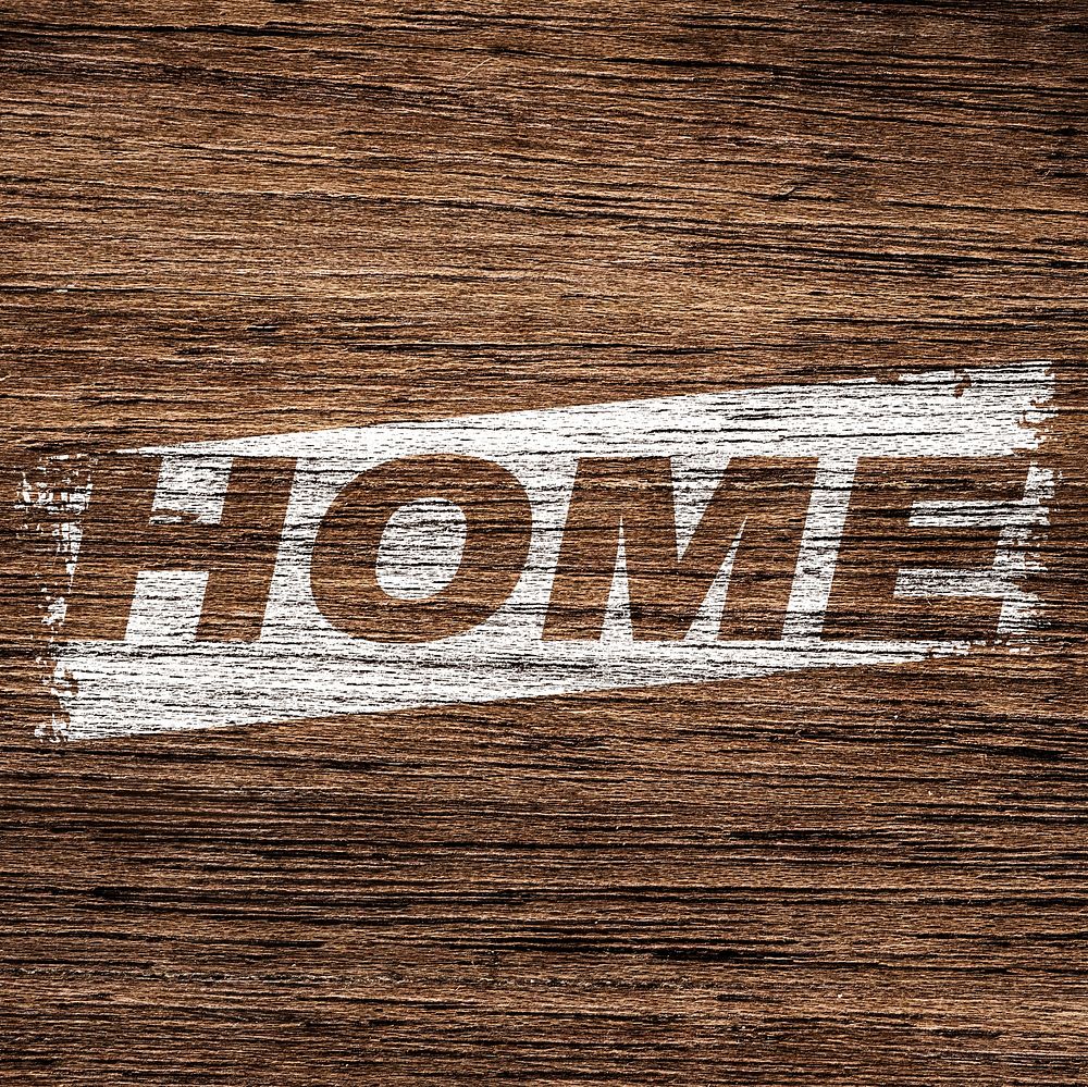 Home printed word typography coarse | Free Photo - rawpixel