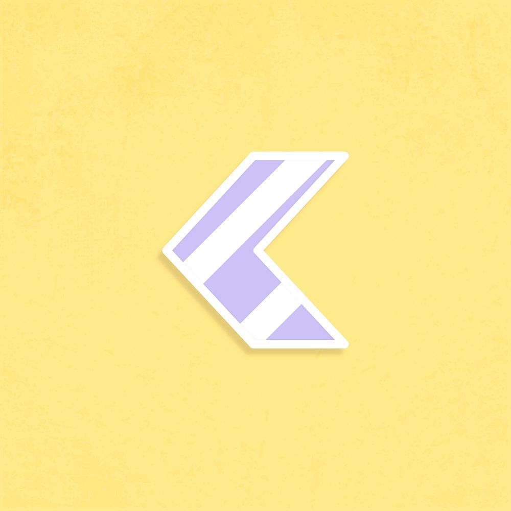 Less than mark font stripe | Premium Vector - rawpixel