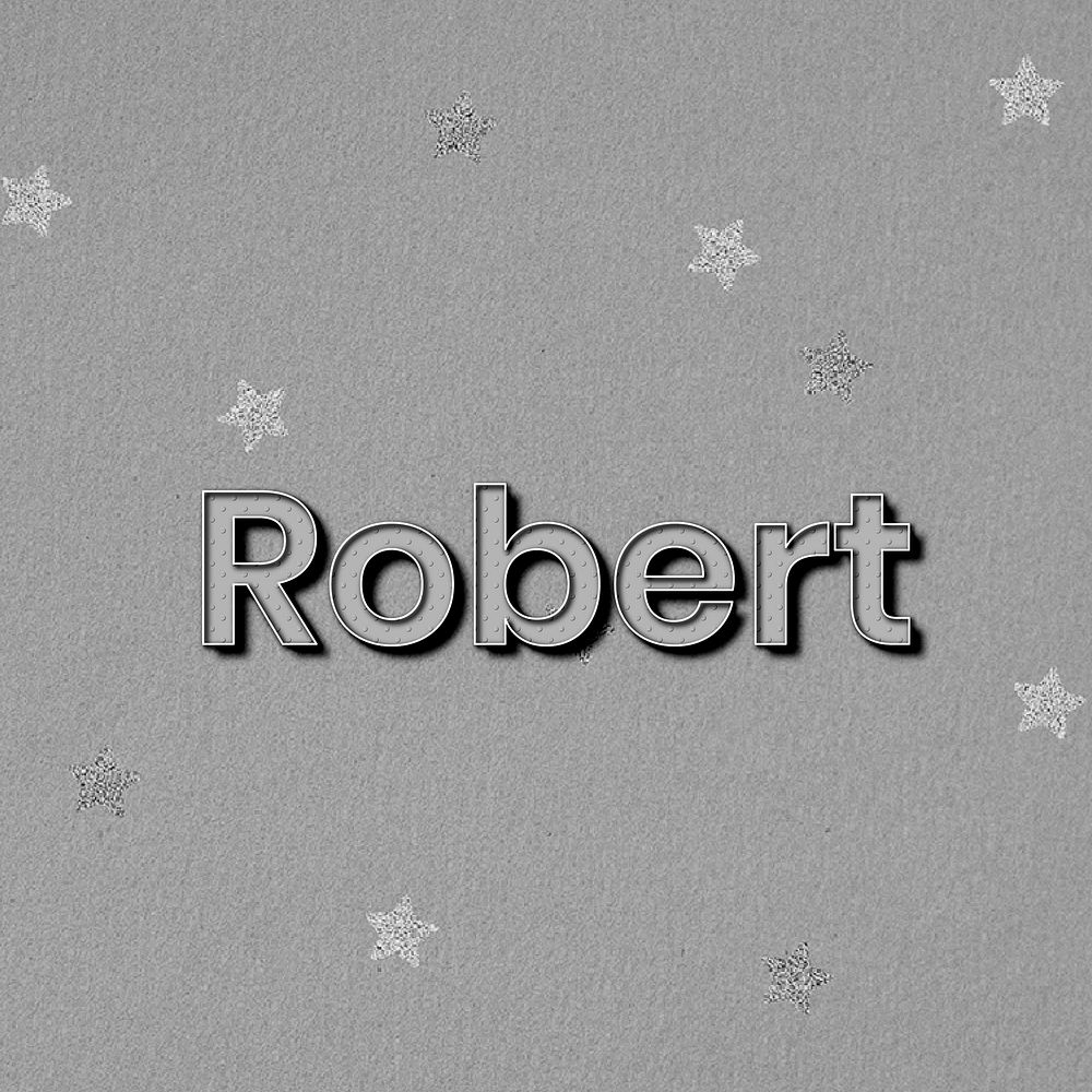 Robert name polka dot lettering | Free Photo - rawpixel