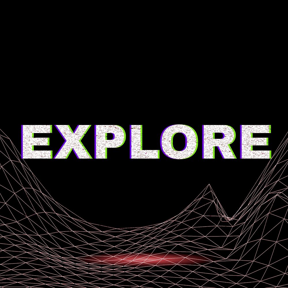 Futuristic neon explore space grid | Free Photo - rawpixel