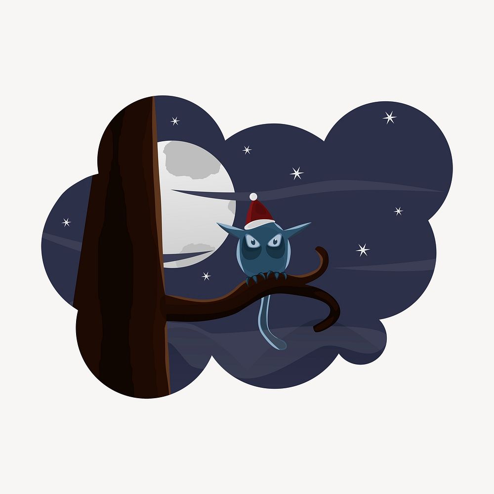 Night monster clipart, illustration psd. | Free PSD - rawpixel