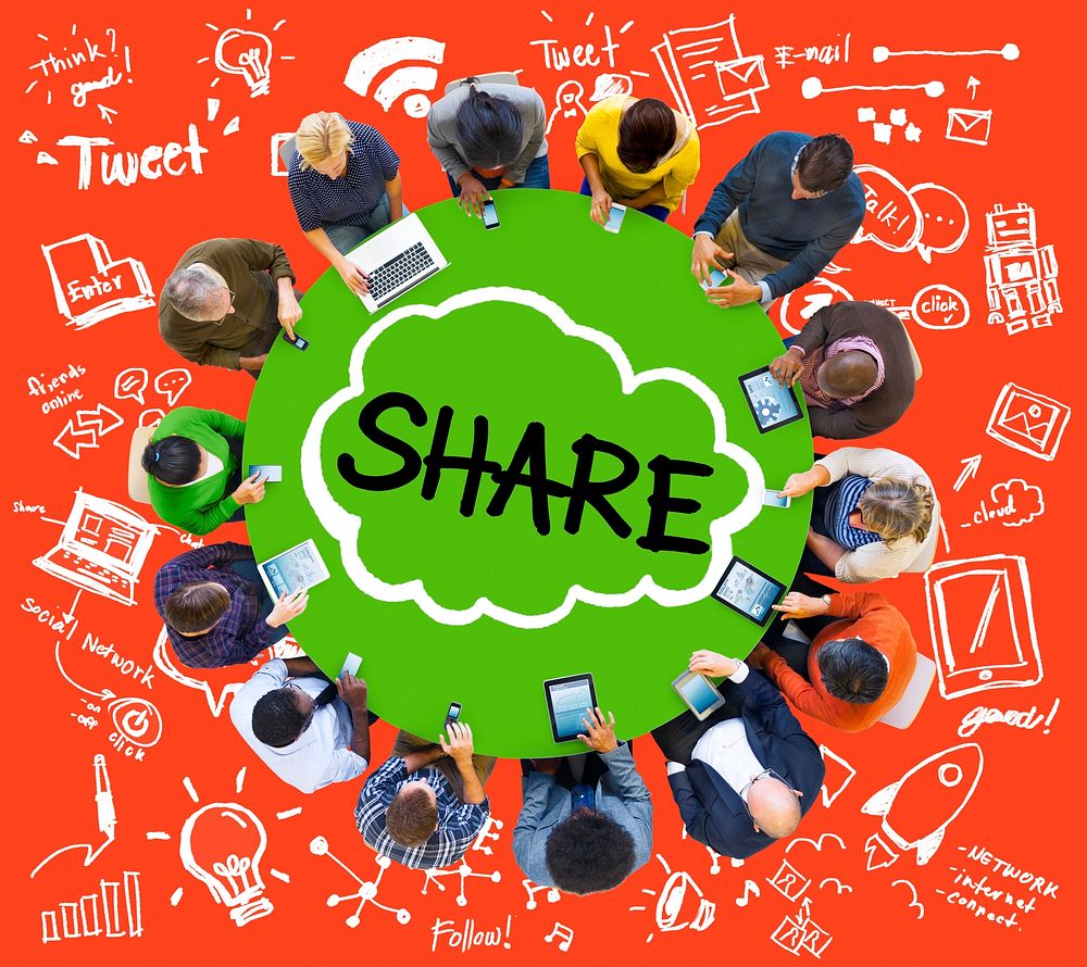 Share Sharing Connection Online Communication | Free Photo - rawpixel