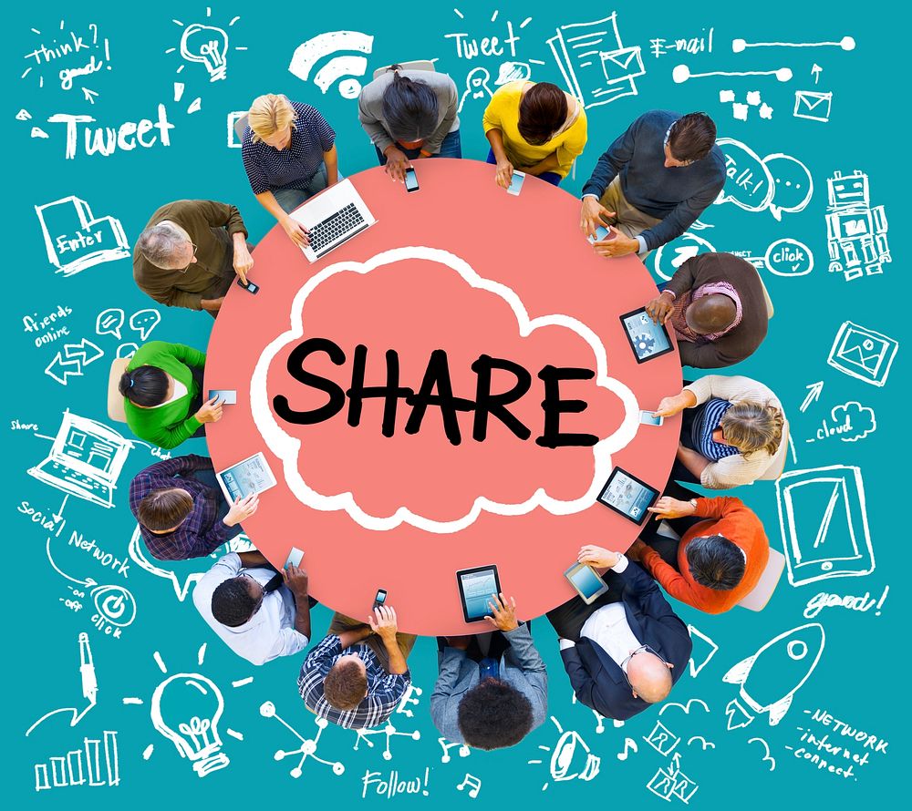 Share Sharing Connection Online Communication | Free Photo - rawpixel