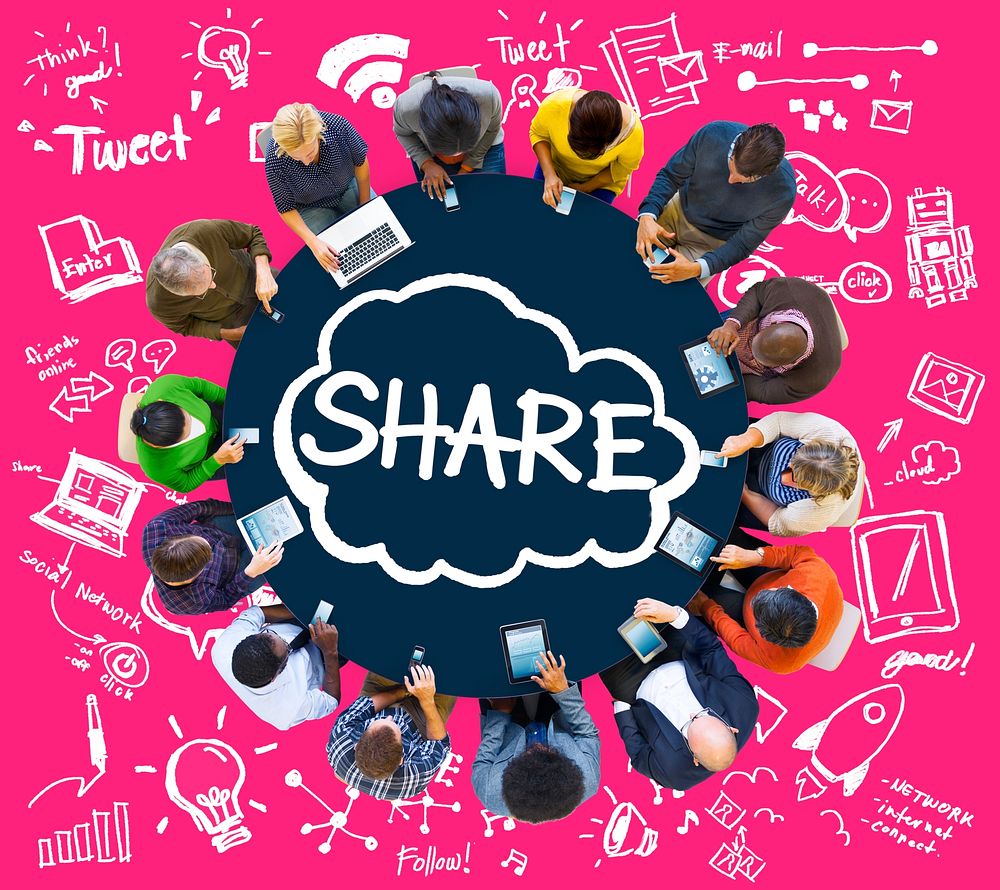 Share Sharing Connection Online Communication | Free Photo - rawpixel