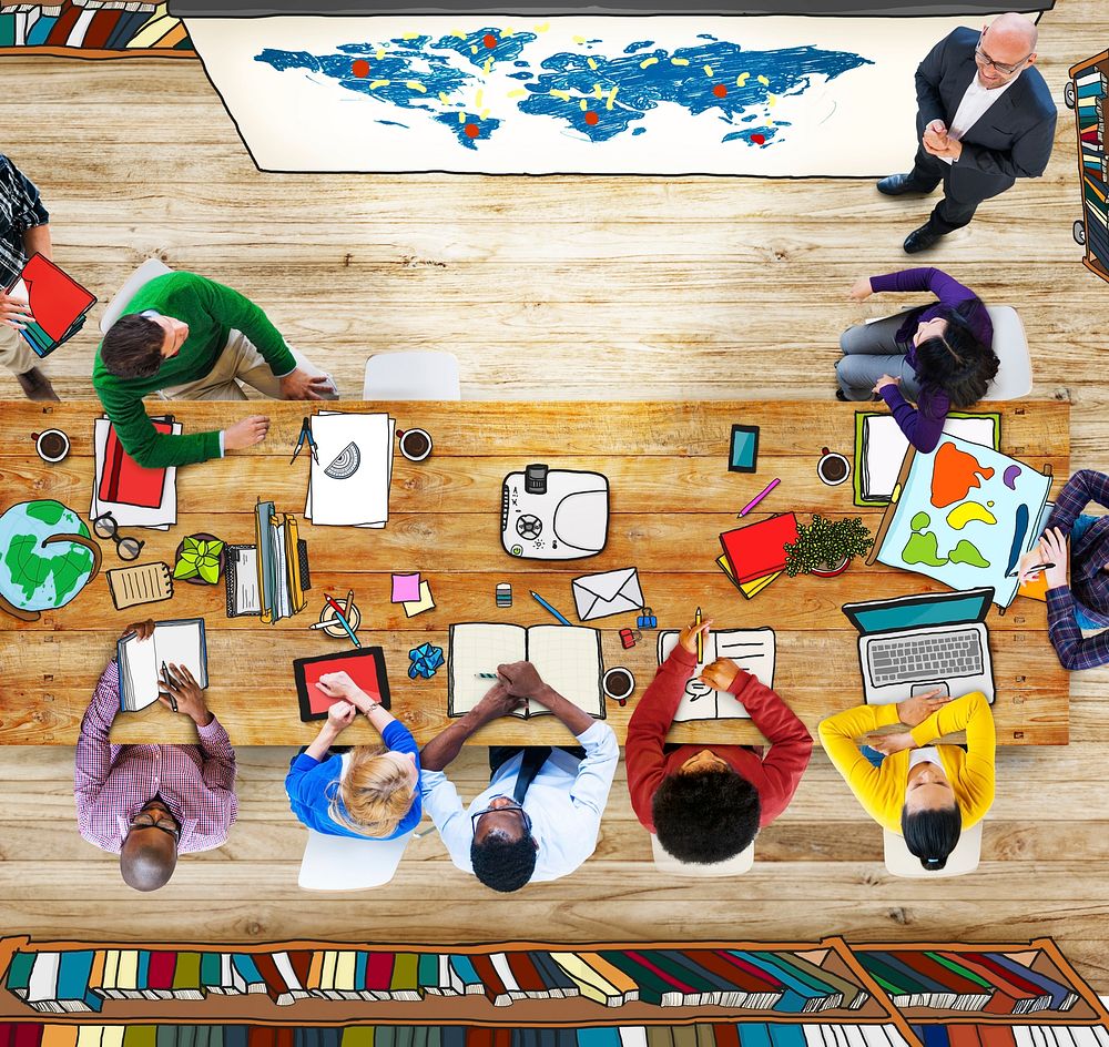Classroom Aerial View People Learning | Free Photo - rawpixel