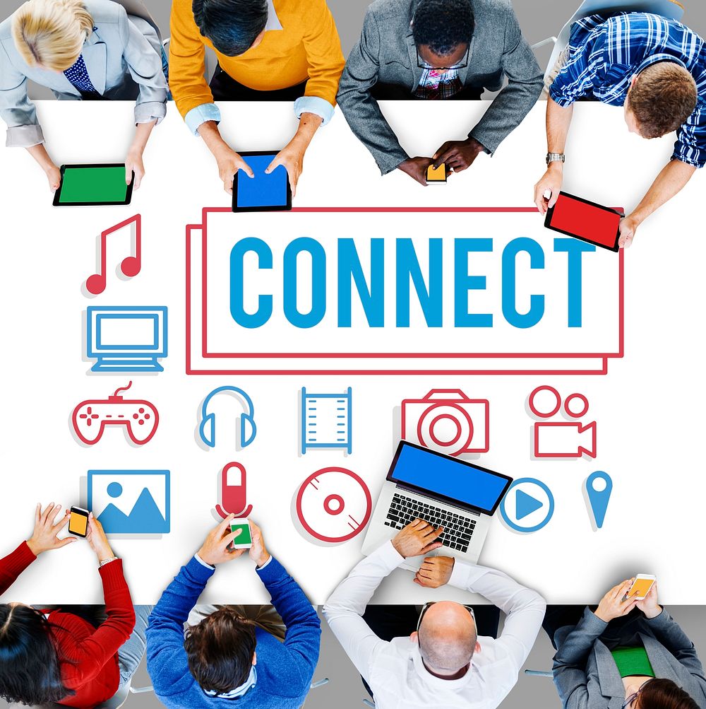 Connect Multimedia Electronics Devices Concept | Free Photo - rawpixel