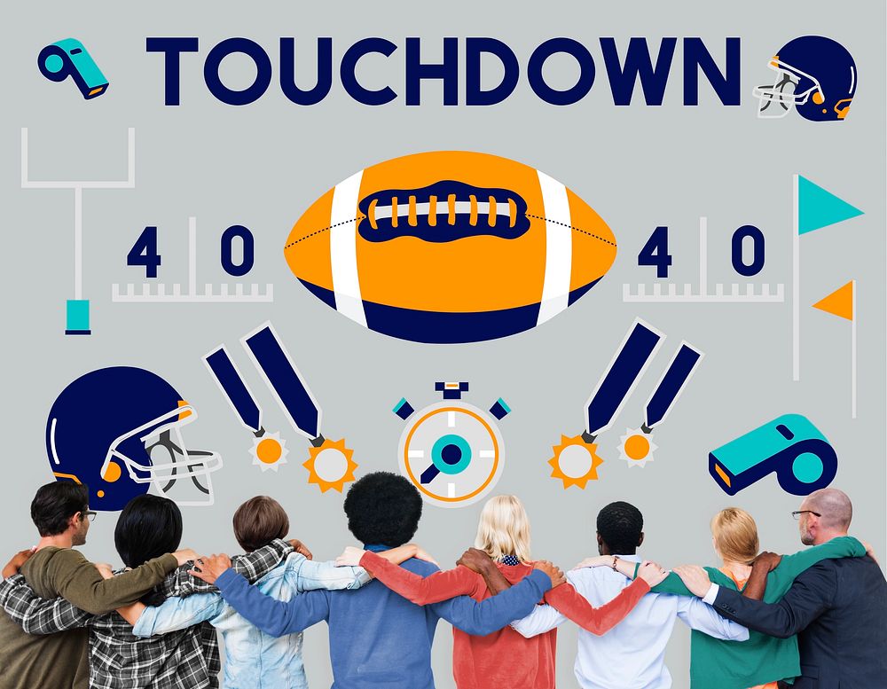 Touchdown American Football Rugby Game | Free Photo - rawpixel