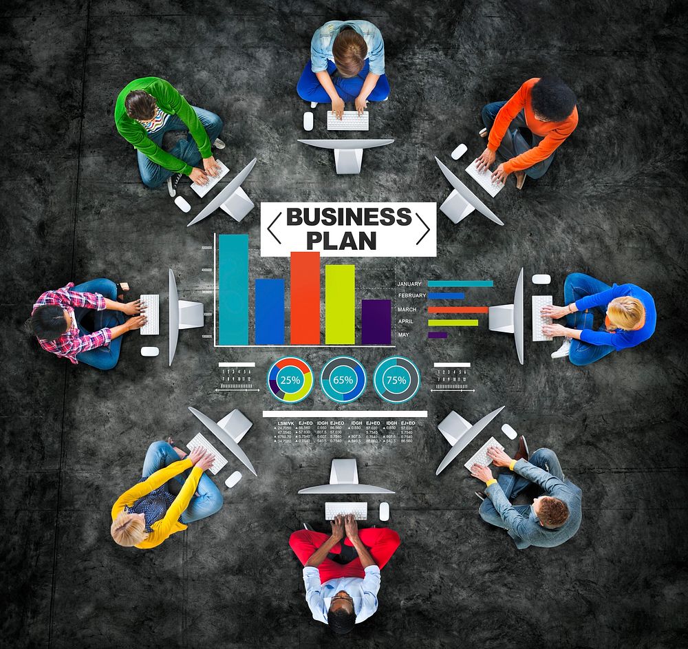 business plan graph brainstorming strategy | Free Photo - rawpixel