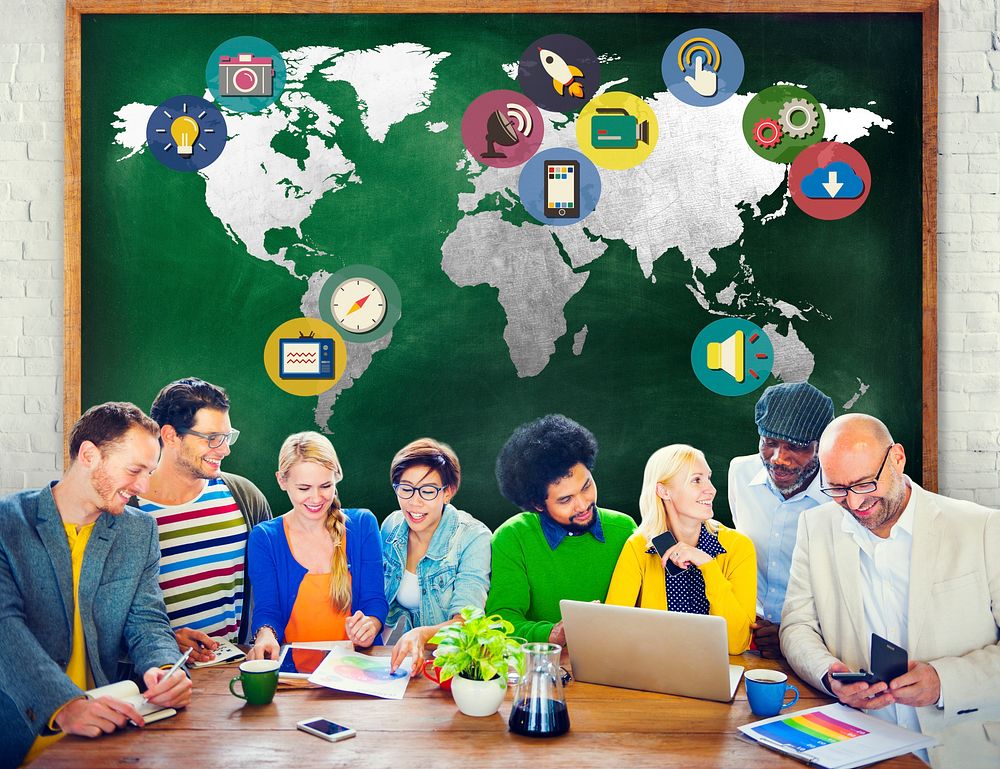 Global Media Social Media International | Free Photo - rawpixel