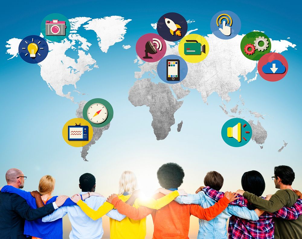 Global Media Social Media International | Free Photo - rawpixel