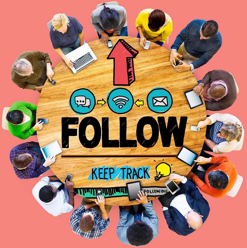 Follow Follower Following Connecting Networking | Free Photo - rawpixel