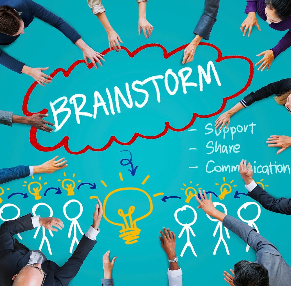 Brainstorming Thinking Support Share Communication | Free Photo - rawpixel