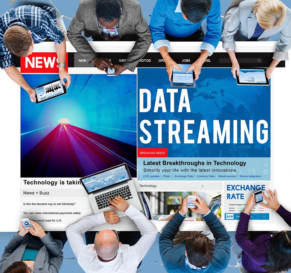 Data Streaming Transfer Connection Technology | Free Photo - rawpixel