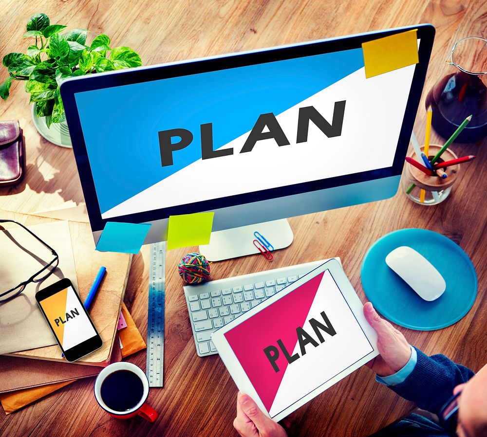 Businessman Connected Devices Plan Planning | Free Photo - rawpixel