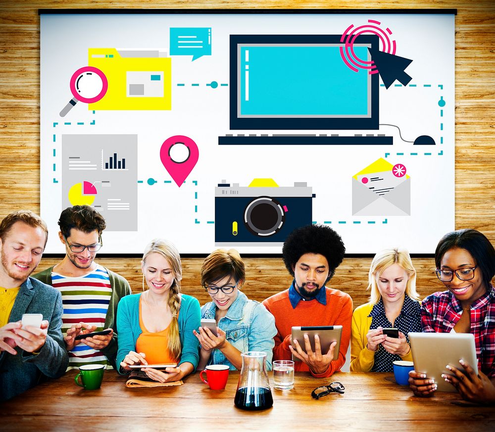 Digital Device Computer Connecting Internet | Free Photo - rawpixel