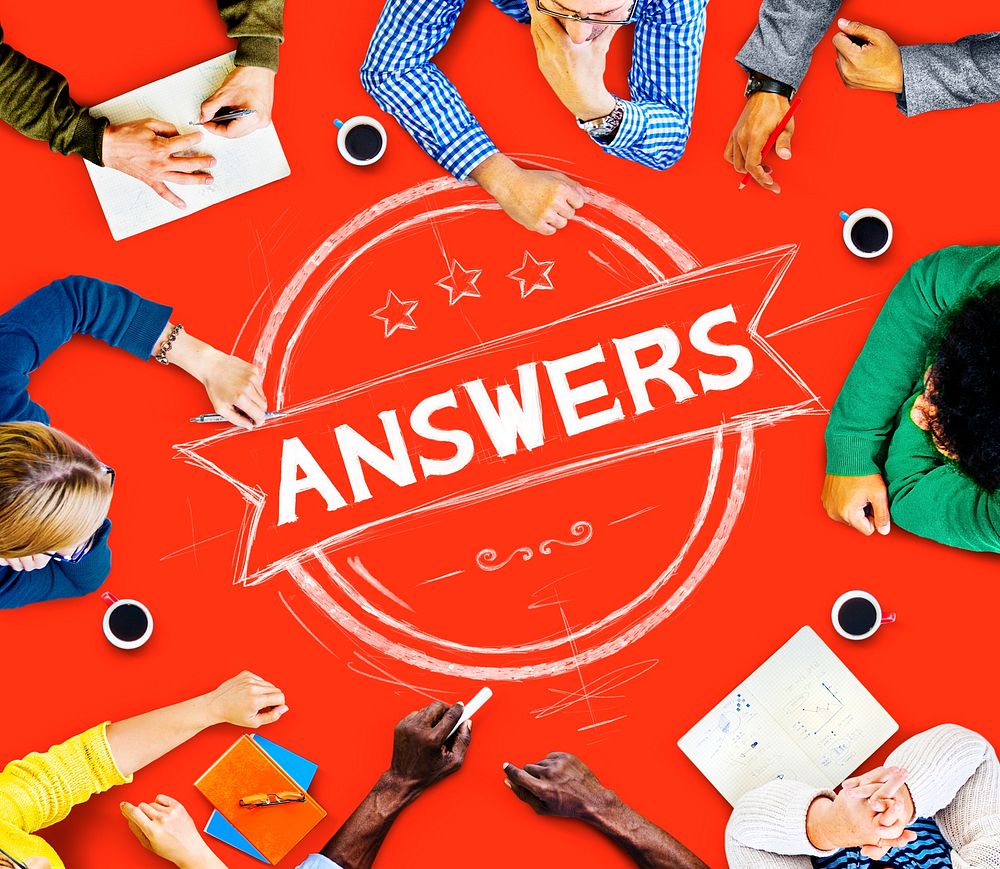 Answers Explanation Question Opinion Suggestion | Free Photo - rawpixel