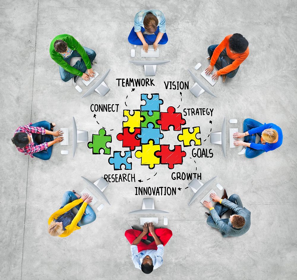 Teamwork Team Connection Strategy Partnership | Free Photo - rawpixel