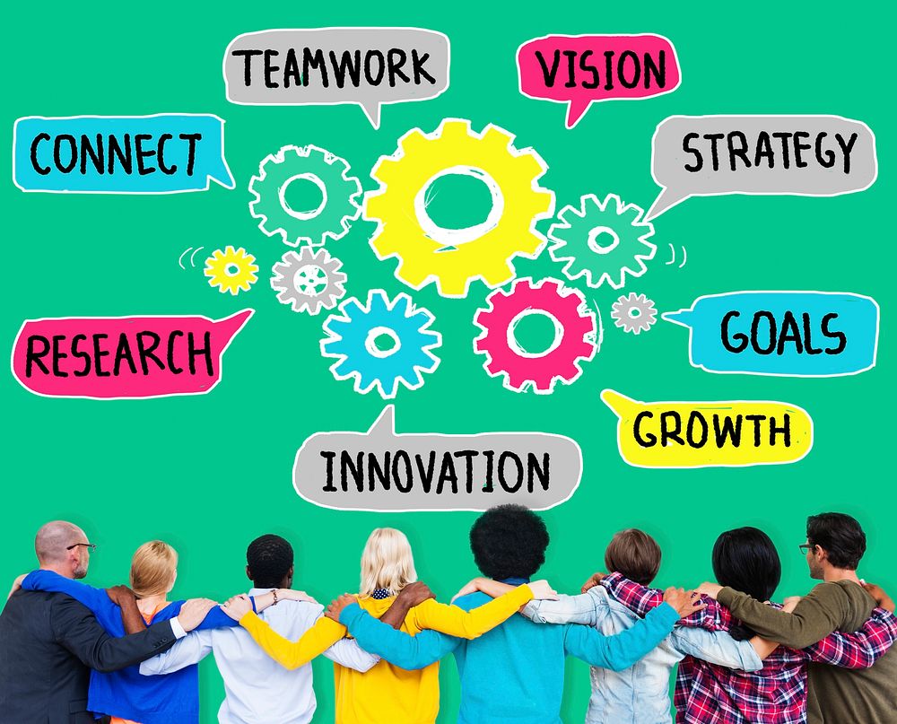 Teamwork Connect Strategy Vision Together | Free Photo - rawpixel