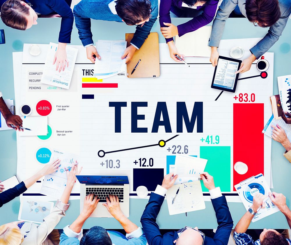 Team Teamwork Corporate Data Analysis | Free Photo - rawpixel