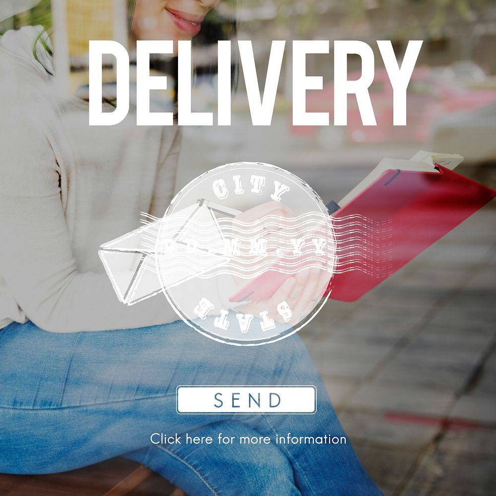 Postal Post Delivery Stamp Graphic | Free Photo - rawpixel