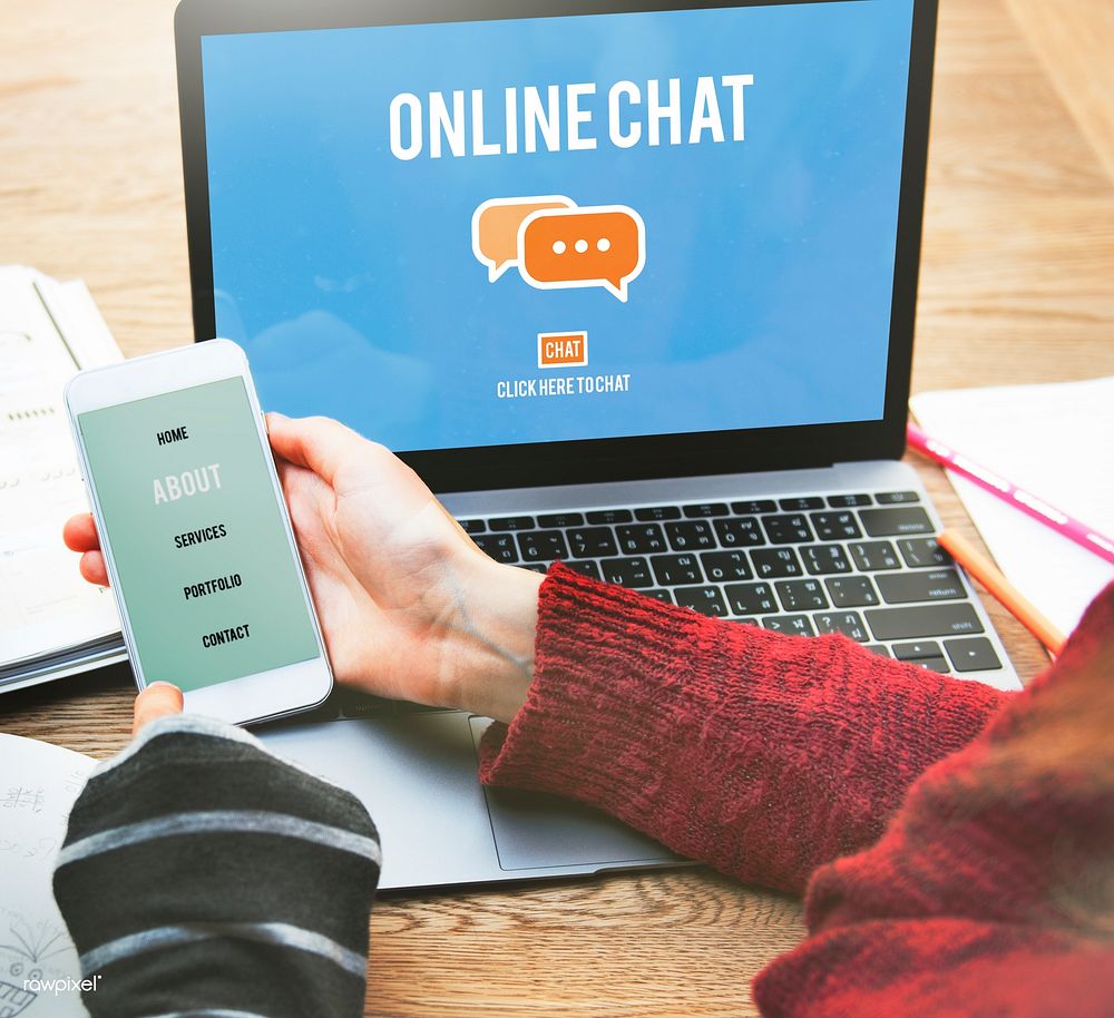 Online Chat Global Communications Connection | Free Photo - rawpixel