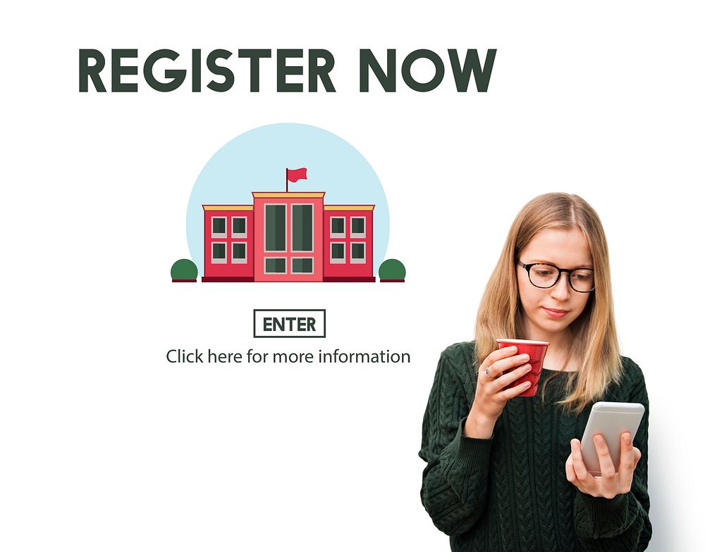 Register Now E-learning Education Website | Free Photo - rawpixel