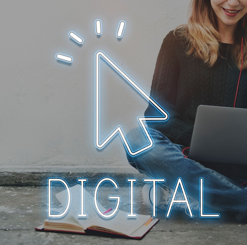 Digital Internet Connection Icon Mouse | Free Photo - rawpixel