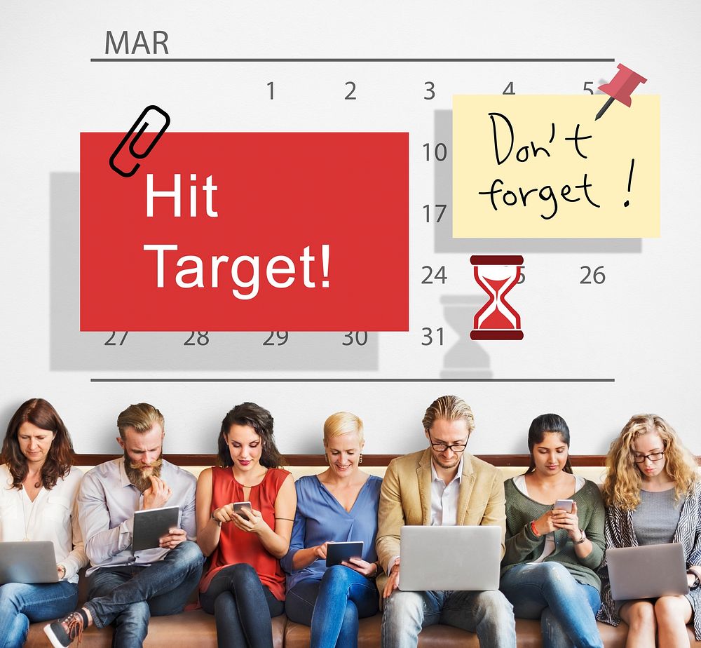 Hit Target Schedule Organizer Plan | Free Photo - rawpixel