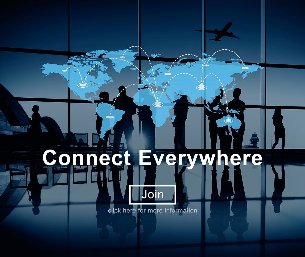 Connect Everywhere Global Network Worldwide | Free Photo - rawpixel